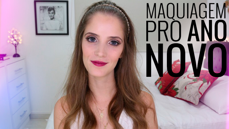 Maquiagem de Ano Novo Para Iniciantes - Luiza Rossi
